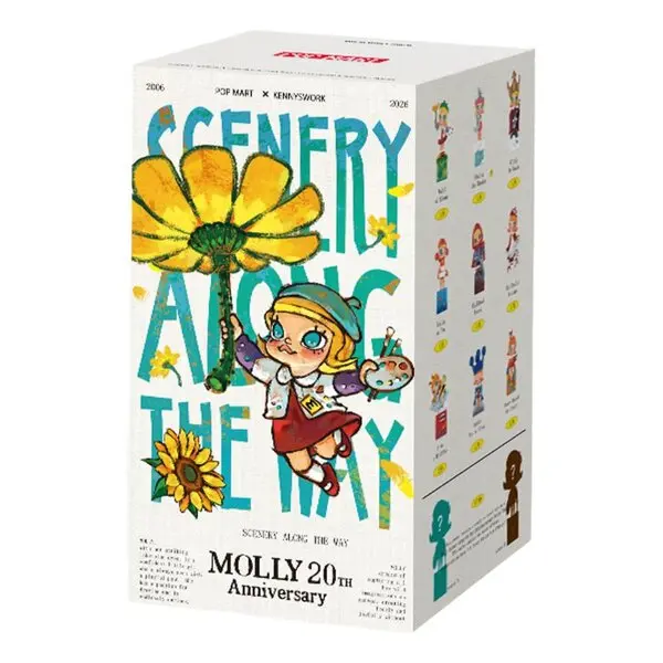 POP MART Molly Scenery Along The Way 20th Anniversary Series Blind Box - Multi-color