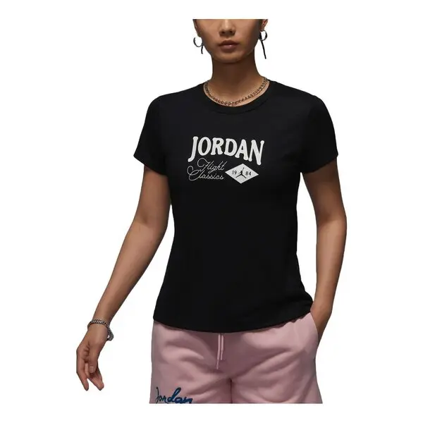 JORDAN Graphic Slim T-shirt - Black