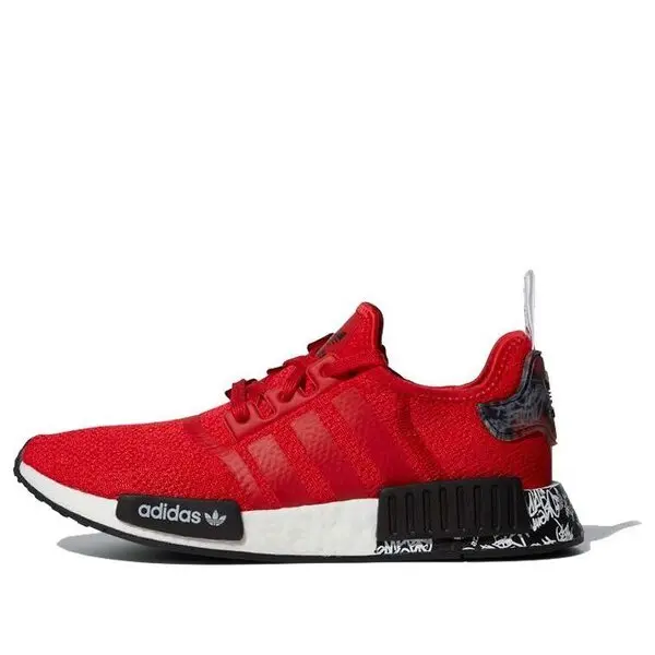 Adidas Nmd_r1 Graffiti Sneakers - Red