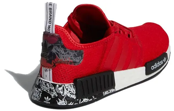 Adidas Nmd_r1 Graffiti Sneakers - Red