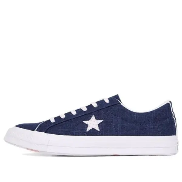 CONVERSE One Star Ox Canvas Shoe - Dark Blue/white