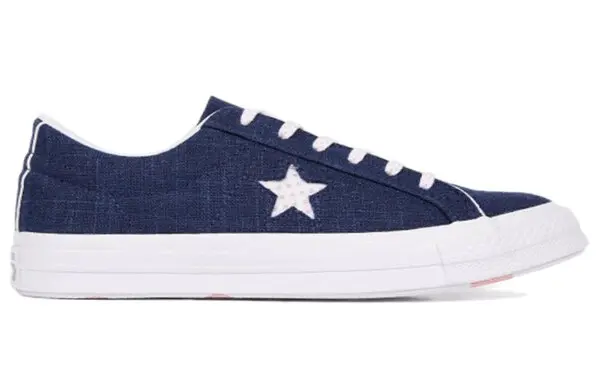 CONVERSE One Star Ox Canvas Shoe - Dark Blue/white