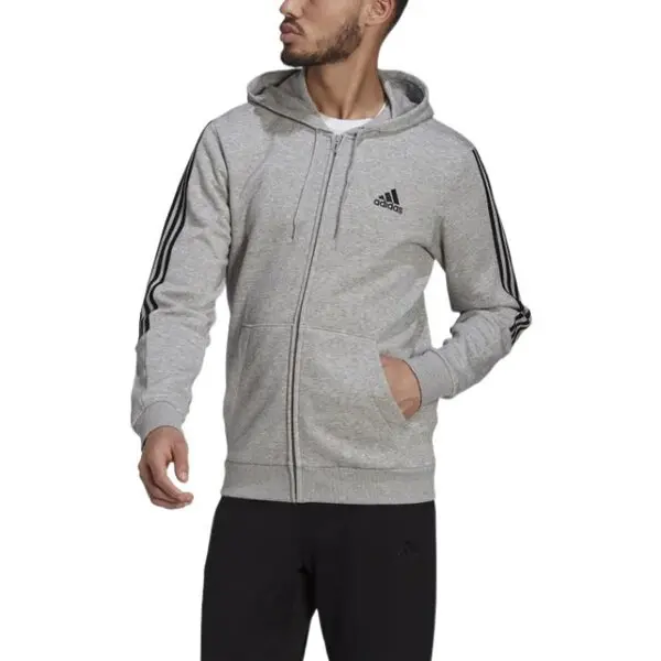 Adidas Essentials Logo Full-zip Hoodie