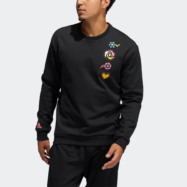 Adidas Round Neck Graphic Pullover