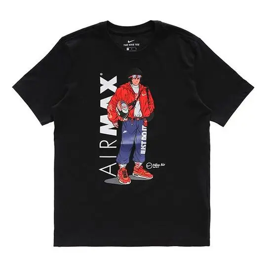 Nike Air Max Graphic Tee - Black