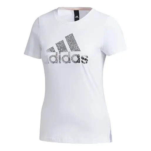 Adidas Graphic Logo Short Sleeve T-shirt - White