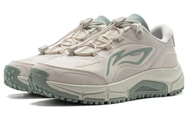 LI-NING Yijie Lite V2 Sneakers - Beige/green/grey