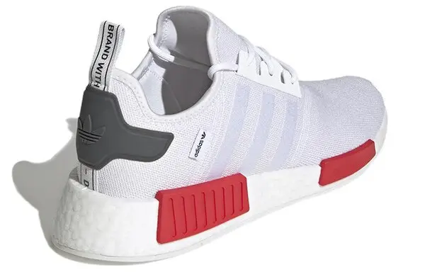 Adidas Nmd_r1 Sneakers - Cloud White/cloud White/vivid Red