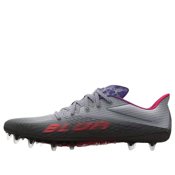 Under Armour Blur Smoke Mc Football Cleats - Grey/black/red