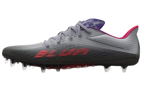Under Armour Blur Smoke Mc Football Cleats - Grey/black/red