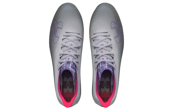 Under Armour Blur Smoke Mc Football Cleats - Grey/black/red
