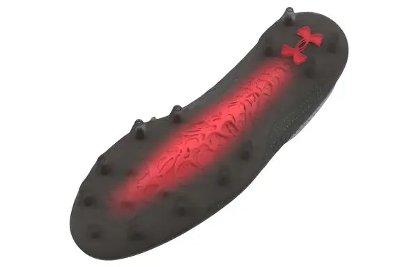 Under Armour Blur Smoke Mc Football Cleats - Grey/black/red