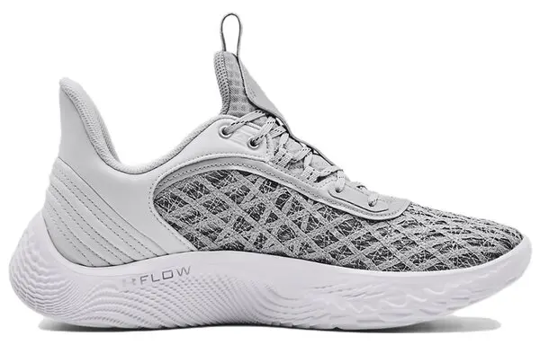 Under Armour Curry Flow Team Low Top Basketball Shoes - Grey