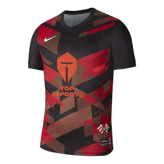 Nike X Lpl Crossover Tes Quick Dry Short Sleeve
