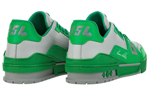 LOUIS VUITTON Trainer Sneakers - Grey/green