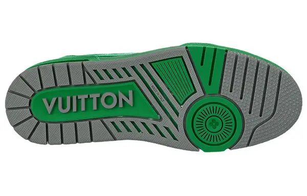 LOUIS VUITTON Trainer Sneakers - Grey/green