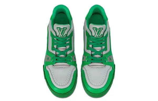 LOUIS VUITTON Trainer Sneakers - Grey/green