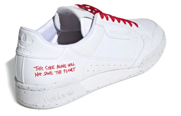 Adidas Continental 80 "sustainability" Sneakers - White/red
