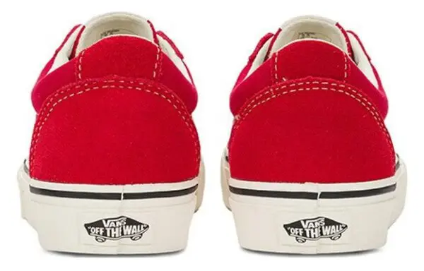 VANS Ward Sneakers - Red/white