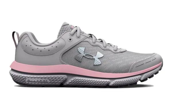 Under Armour Charged Assert 10 Running Shoes - Grey/pink