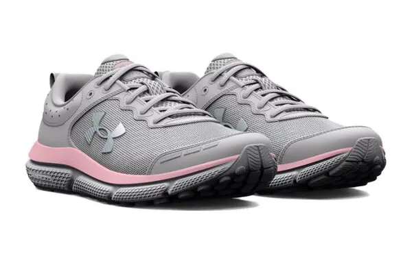 Under Armour Charged Assert 10 Running Shoes - Grey/pink