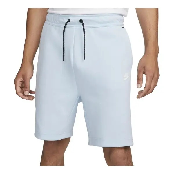 Nike Tech Fleece Shorts - Celestine Blue/white