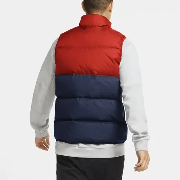Nike Colorblock Down Vest - Blue/red
