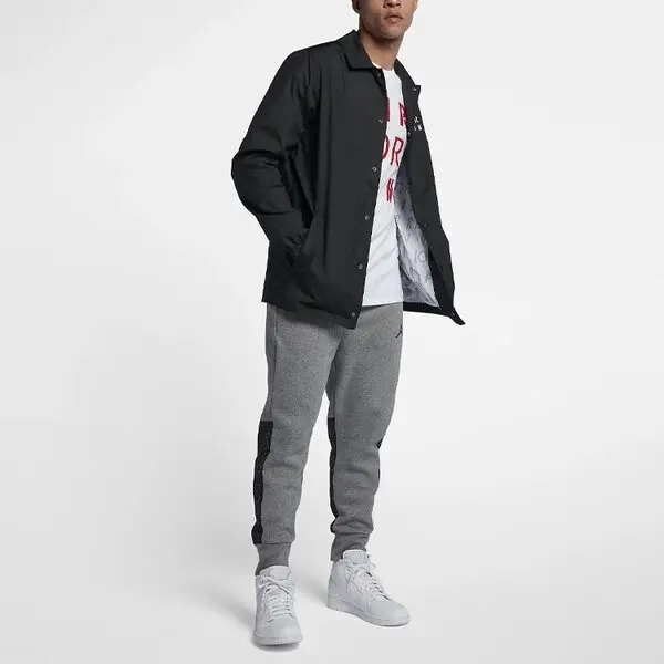 JORDAN Jumpman Coaches Jacket - Black