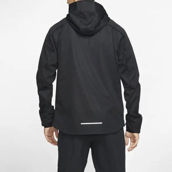 Nike Shield Reflective Zipper Sports Hooded Jacket