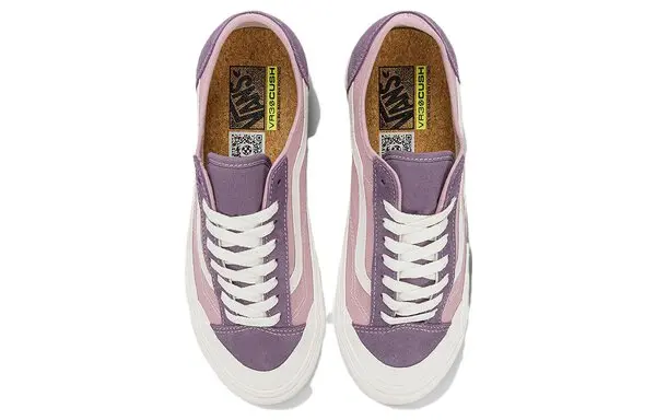 VANS Knu Skool Hairy Suede Sneakers - Pink/purple