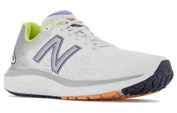 NEW BALANCE 680v7 Athletic Footwear - White/purple/gray