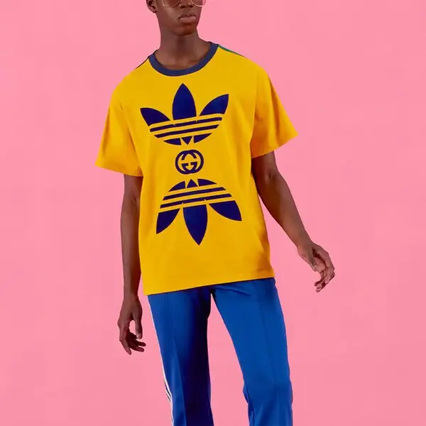 Gucci X Adidas Cotton Jersey T-shirt