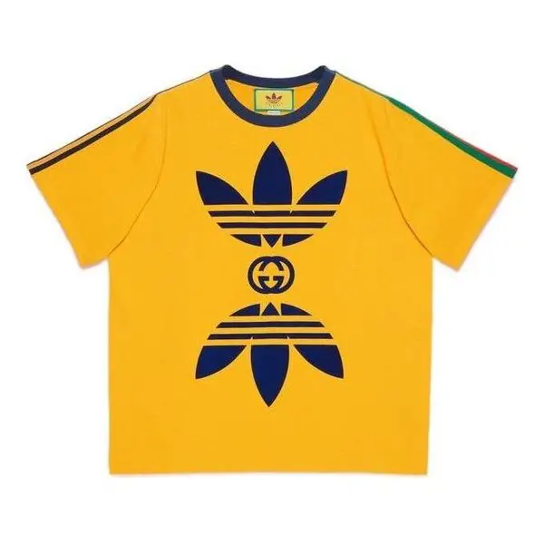Gucci X Adidas Cotton Jersey T-shirt - Yellow