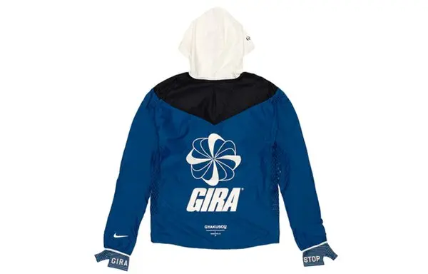 Nike X Gyakusou Crossover Splicing Colorblock Alphabet Zipper Hooded Jacket - Multi-color