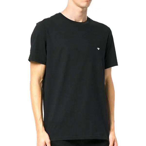 Dior Bee Embroidered Short Sleeve T-shirt - Black