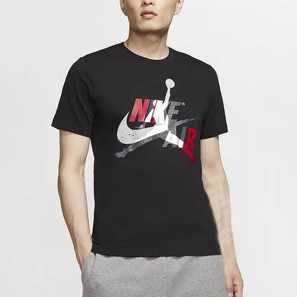 JORDAN Jumpman Classics Logo Printed Short Sleeve Tee