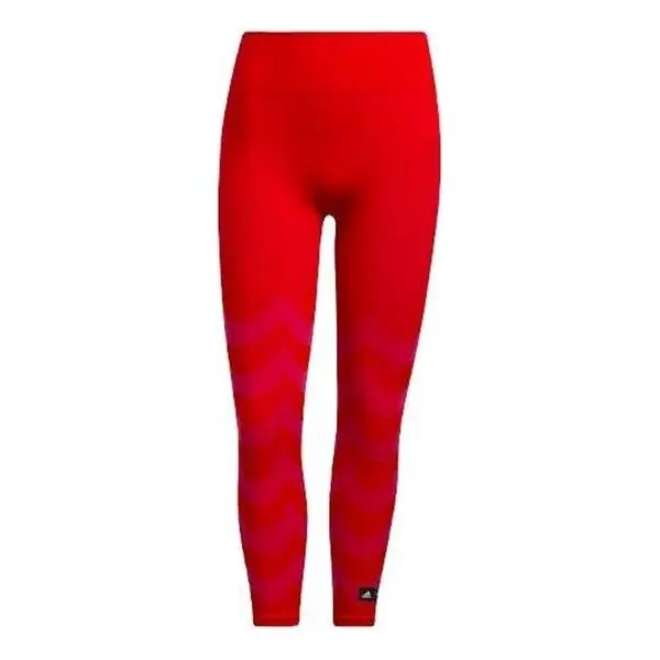 Adidas Marimekko Aeroknit 7/8 Tights Asia Sizing - Red