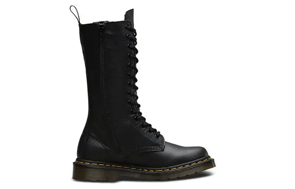 Dr. Martens 1b99 Leather Mid Calf Combat Boots