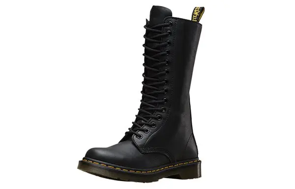 Dr. Martens 1b99 Leather Mid Calf Combat Boots