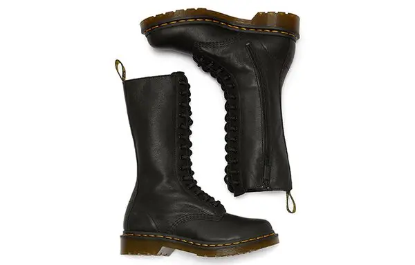 Dr. Martens 1b99 Leather Mid Calf Combat Boots