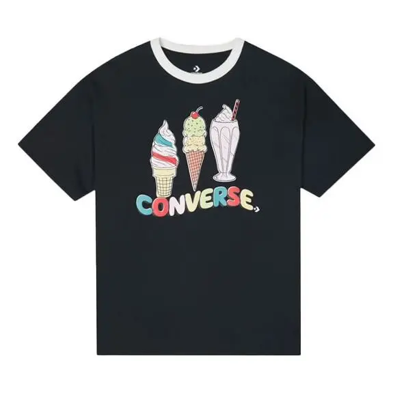 CONVERSE Short Sleeve Graphic Tee - Black
