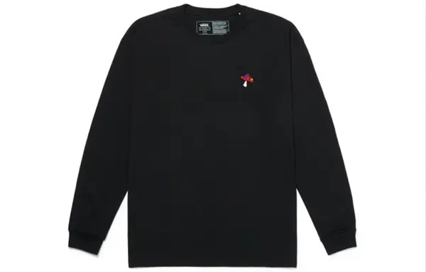 VANS Logo Long Sleeve T-shirt 'black
