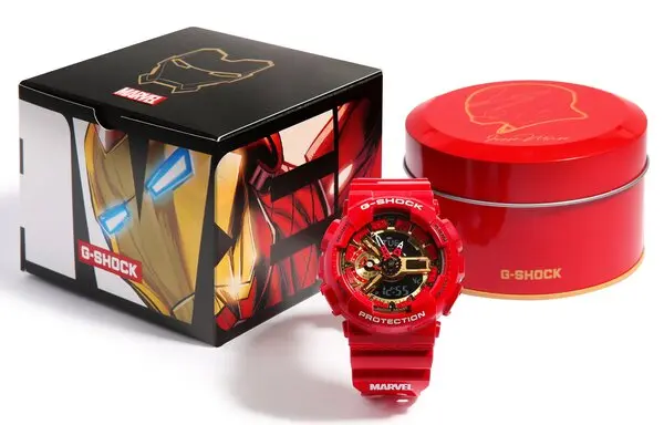 Casio G-shock Analog-digital Watch - Goldred