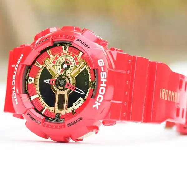 Casio G-shock Analog-digital Watch - Goldred