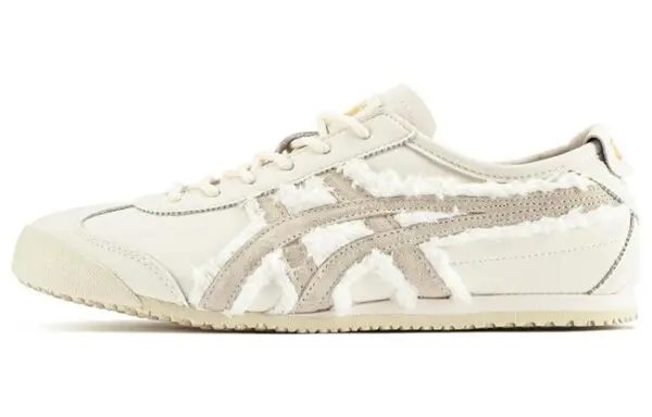 Onitsuka Tiger Mexico 66 Distressed Sneakers - Cream/birch