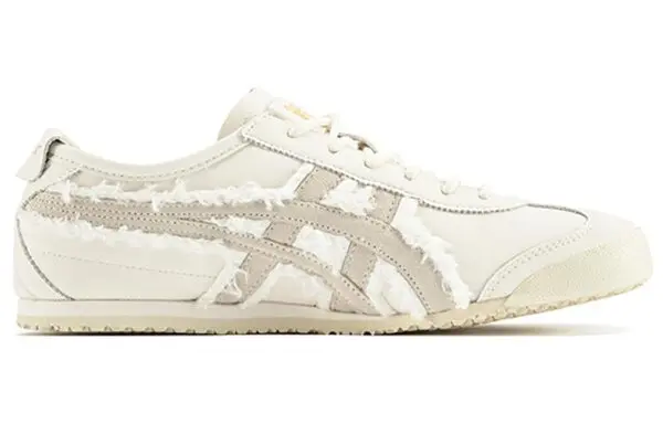 Onitsuka Tiger Mexico 66 Distressed Sneakers - Cream/birch