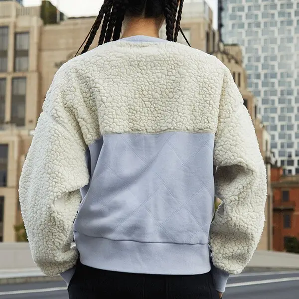 CONVERSE Lambswool Splicing Pullover