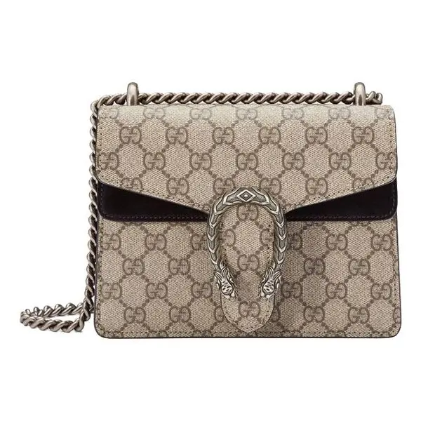 Gucci Dionysus Gg Supreme Mini Bag - Beige/ebony