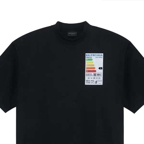 Balenciaga Fridge Stamp T-shirt - Black