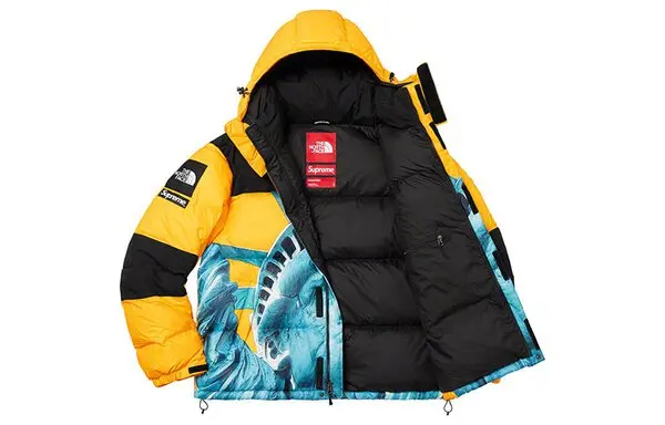 Supreme X The North Face Statue Of Liberty Mountain Jacket - Yellow